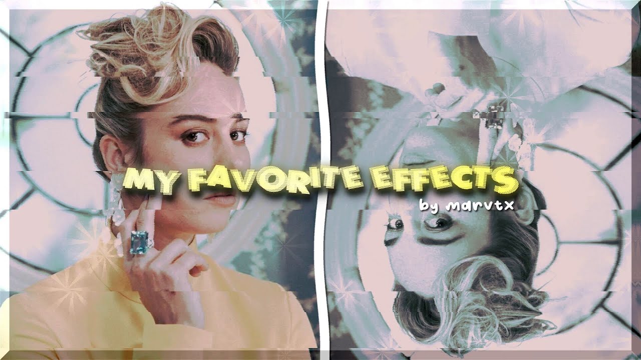 my favorite effects + settings | after effects