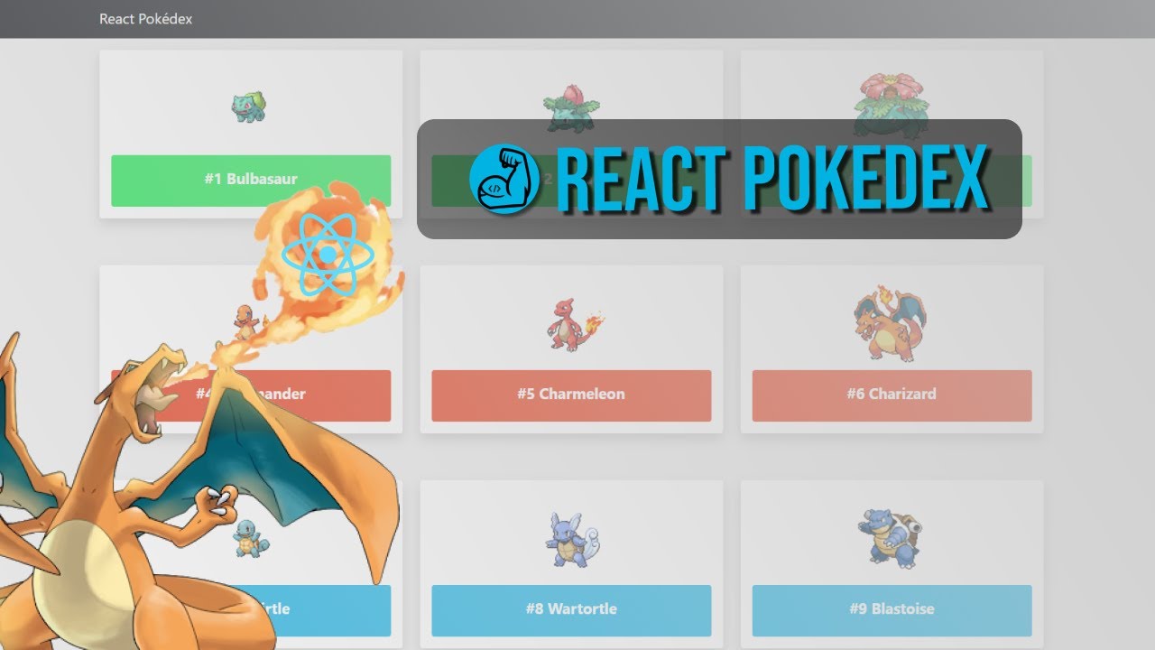 Making a Pokedex Using React || React, Bootstrap, Axios