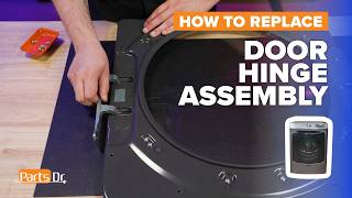 W11051465 - Whirlpool Dryer Door Hinge Assembly | Parts Dr