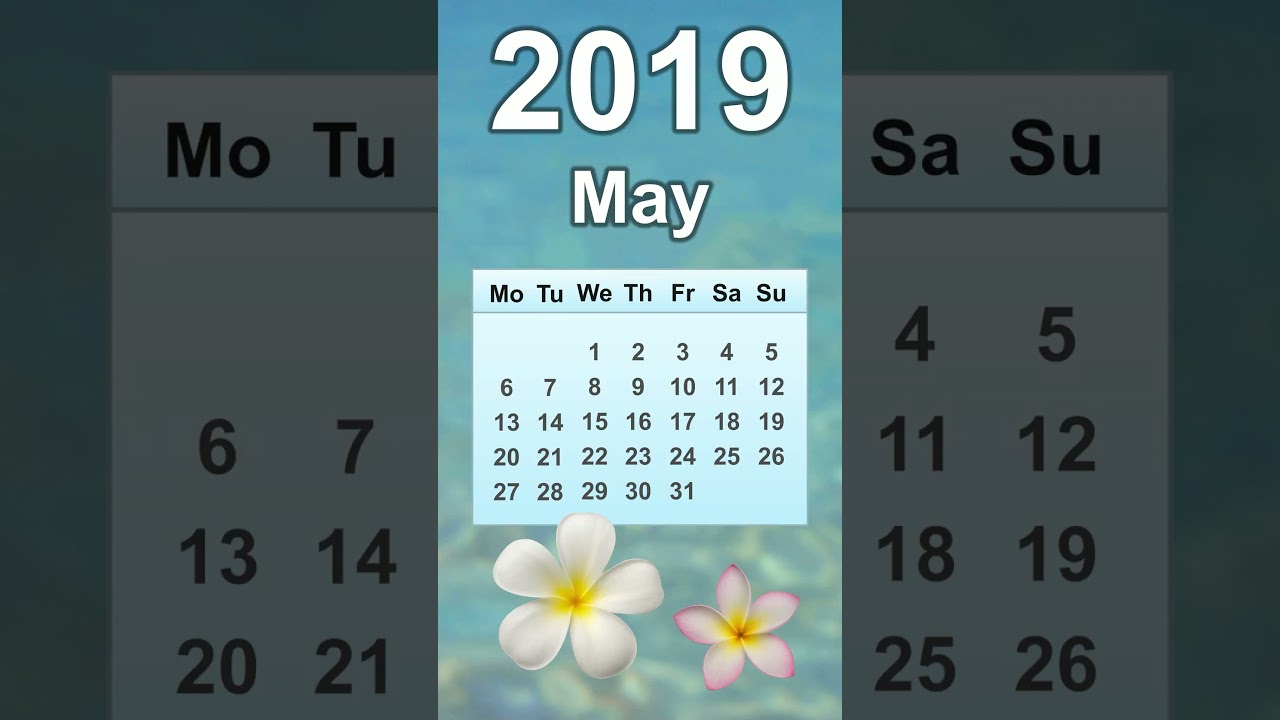 May 2019 Calendar