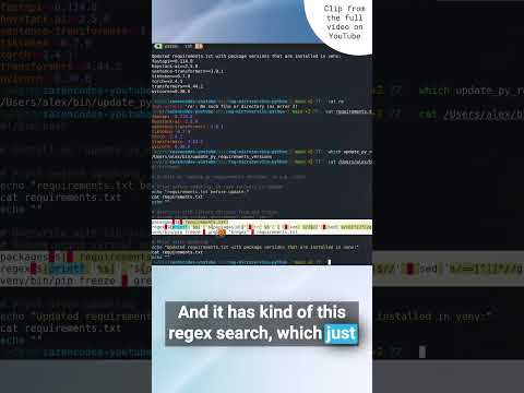 pip freeze requirements.txt workflow