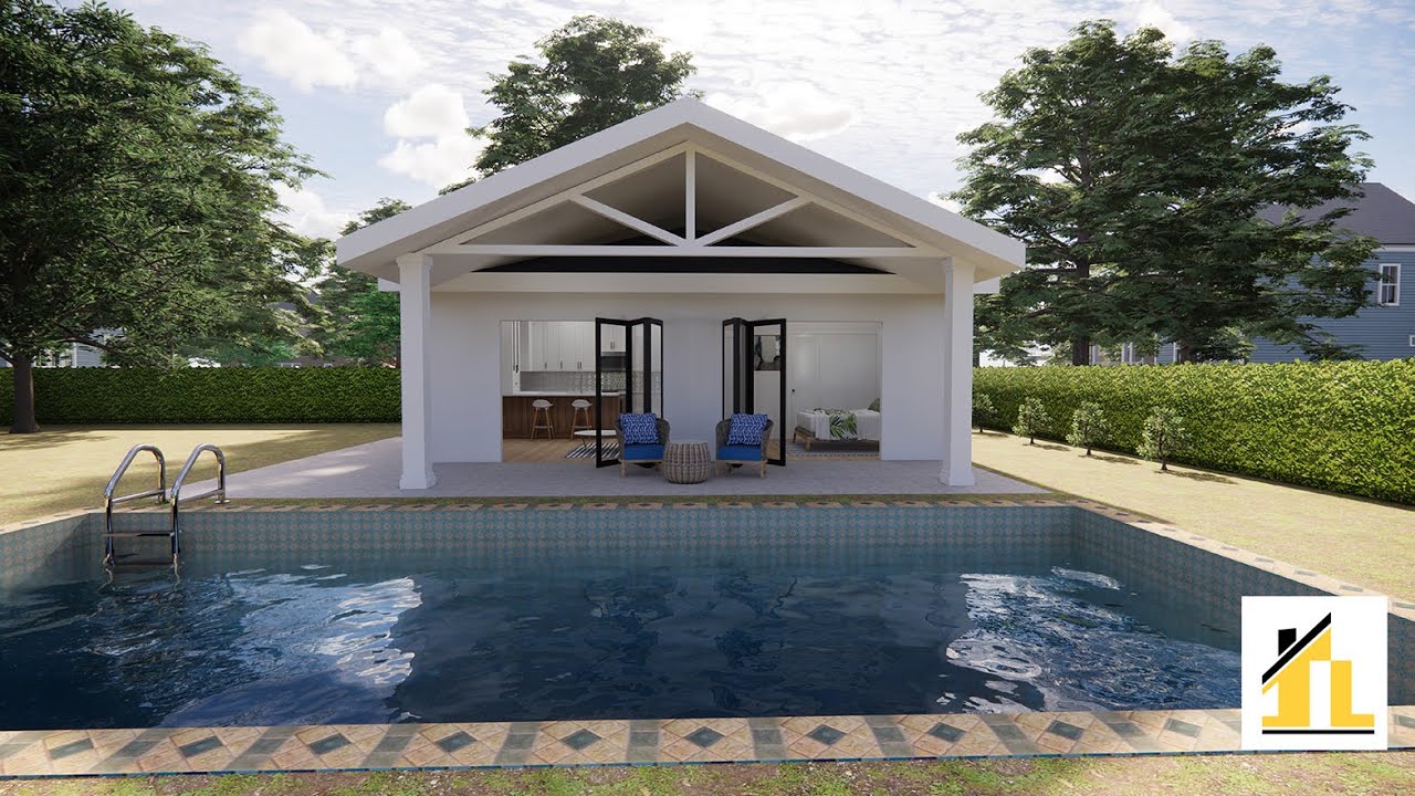 Granny Flat Unit (ADU)  in Th winter/ Pool House in the summer