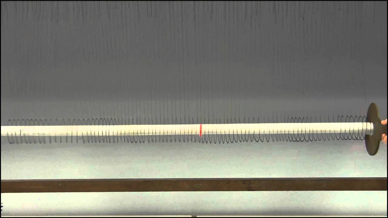 Longitudinal Wave on a Spring