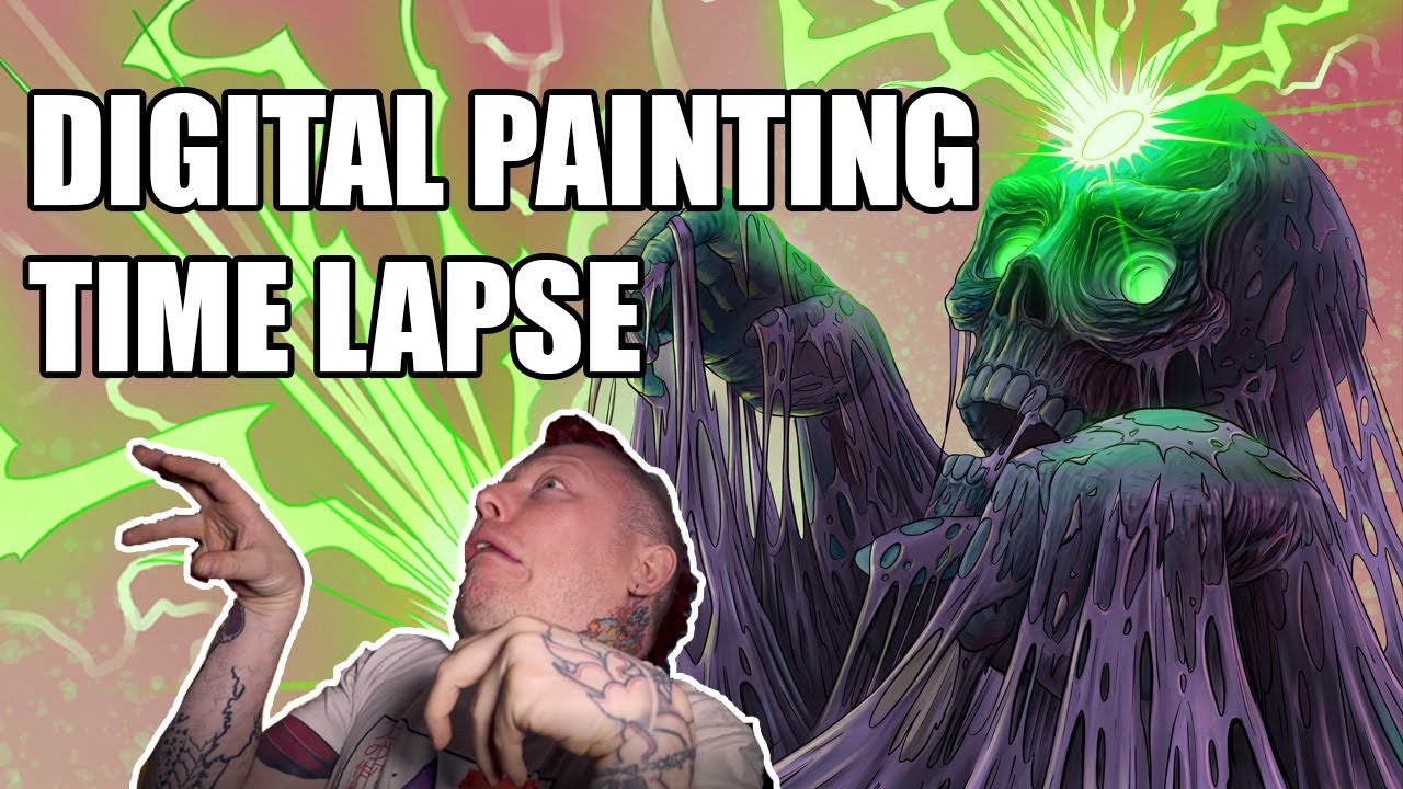 PROCREATE DIGITAL PAINTING / TIME LAPSE - THOUGHTS / PROCESS
