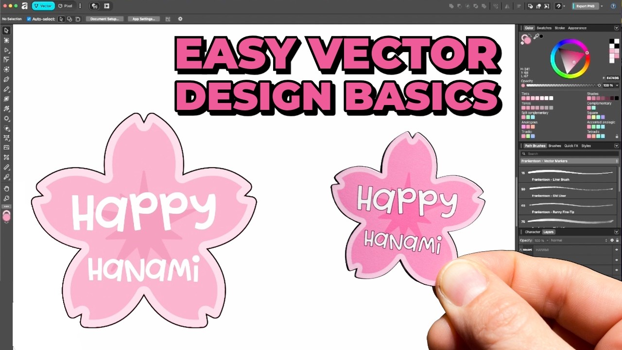 Using Vector Shapes in Affinity | Design without Drawing