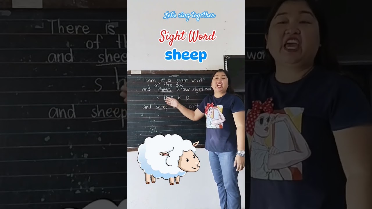 Sight Word sheep #reading #spelling #vocabulary #english #education