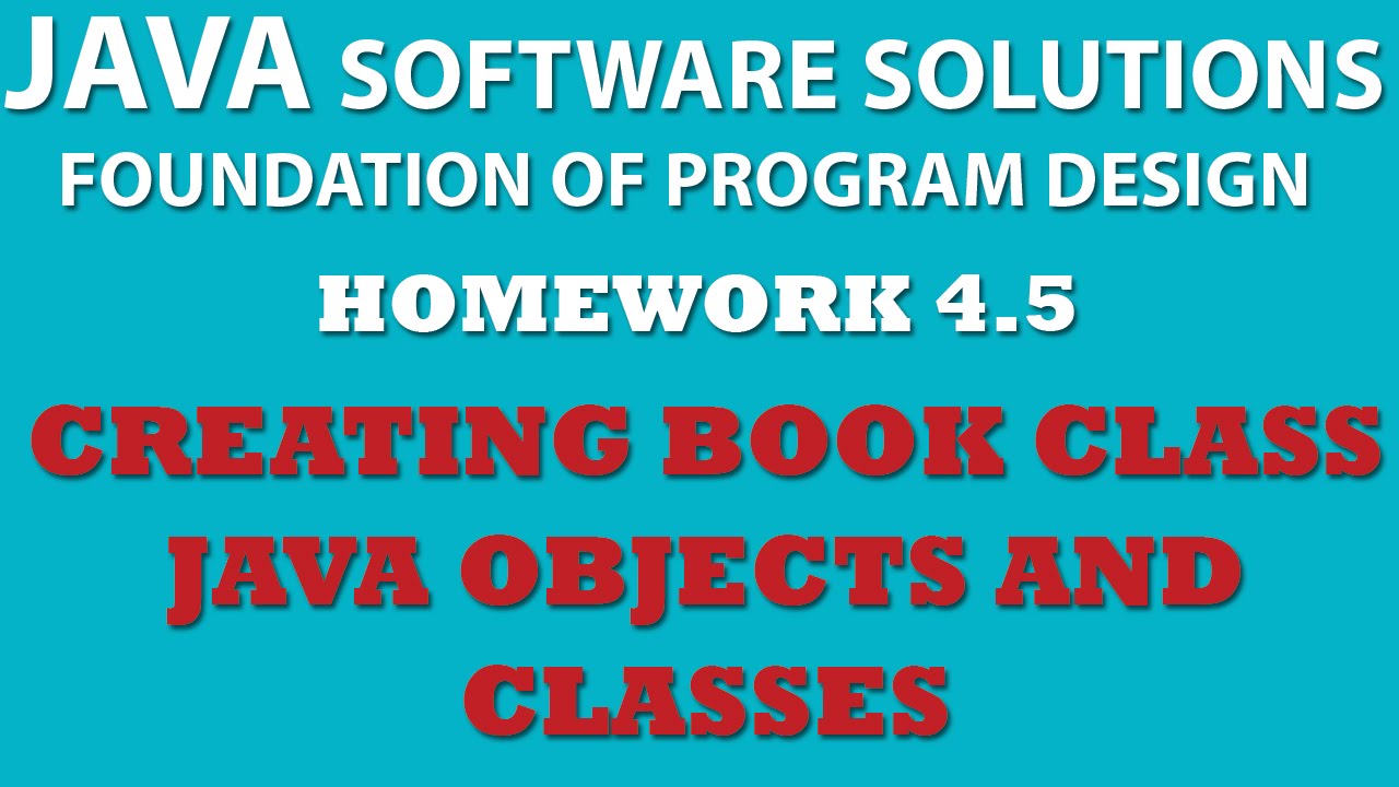 4-5 Java: Creating Book Class (Java OOP, Objects, Classes, Setters, Getters)
