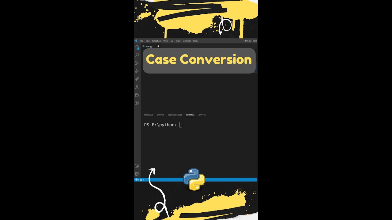 How To Convert a String into Lowercase in Python ? #shorts