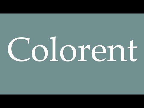 How to Pronounce ''Colorent'' (Color) Correctly in French