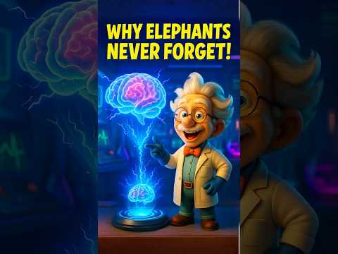 Why Elephants Never Forget! 🧠 #AnimalFacts #Memory #Shorts #Science #Why #Elephant #YouTubeShorts