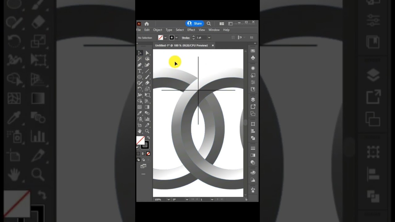 Audi car logo in illustrator #viral #design #trend #editing #grow #graphicdesign #editing #trend