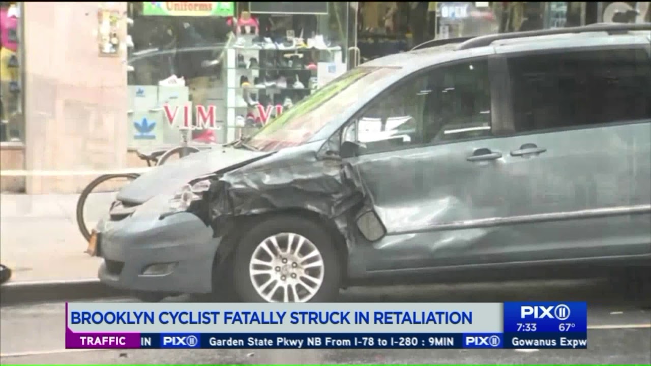 Brooklyn cyclist fatally struck in retalliation