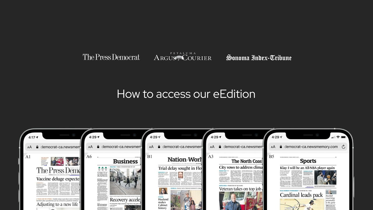 How to access our eEdition