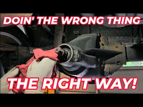 Rear Pinion Seal Replacement The Easy Way!! Ford f150