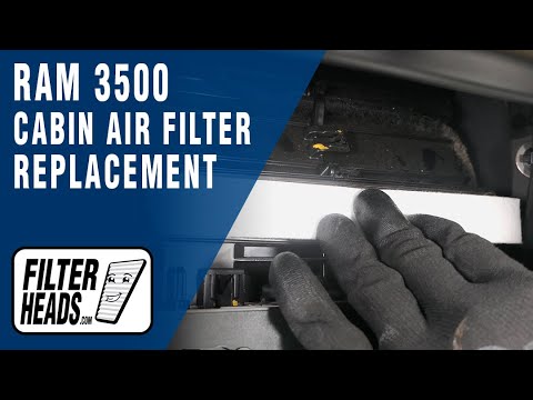 How to Replace Cabin Air Filter 2021 RAM 3500 Tradesmen | AQ1138