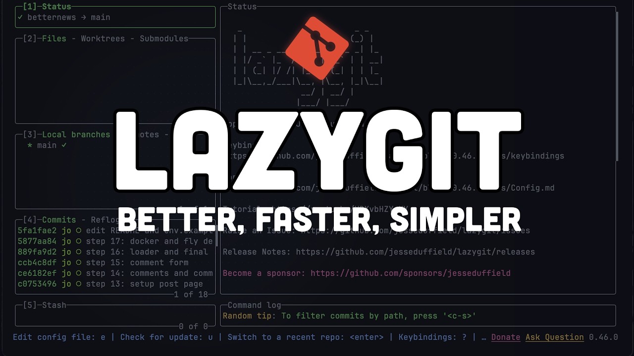 LazyGIt - A Faster, Easier Way to Use Git on Terminal & NeoVim