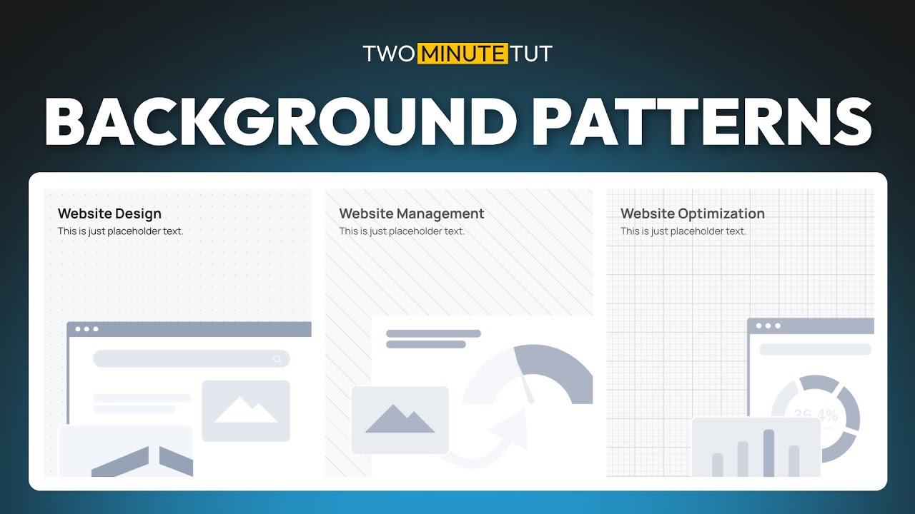 Simple CSS Background Patterns — A lightweight way to add texture to your designs