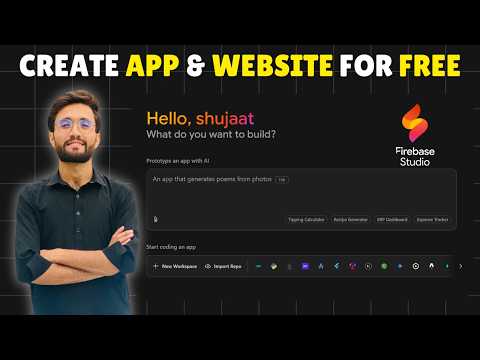 Create Apps Using AI for FREE in 2025 | Firebase Studio Tutorial No Coding!
