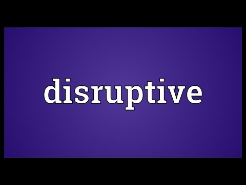 Disruptive Meaning