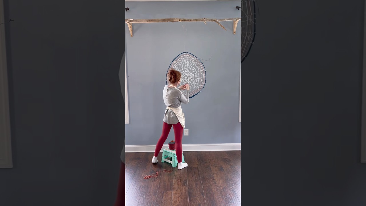 A work in progress #art #yarnart #intuitiveart #creativeart #processart #create #artflow