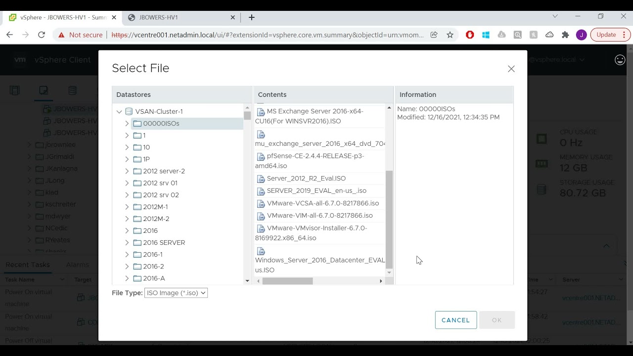 Creating a Virtual Machine using Hyper-V Manager