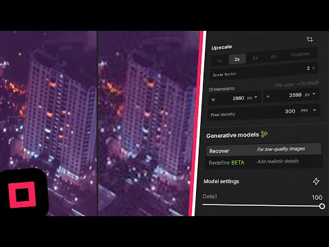 The BEST true to source image upscaler... (Topaz Gigapixel 8 Recover model guide)
