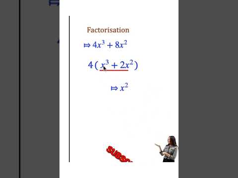 SAT Maths: Factorisation of Algebraic Expression๐จ๐ฝโ๐๐ฏ๐#satmathhacks #factorisation #trending