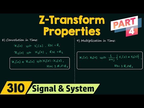 Properties of Z-Transform (Part 4) Video Lecture - Crash Course for GATE ECE (English ...