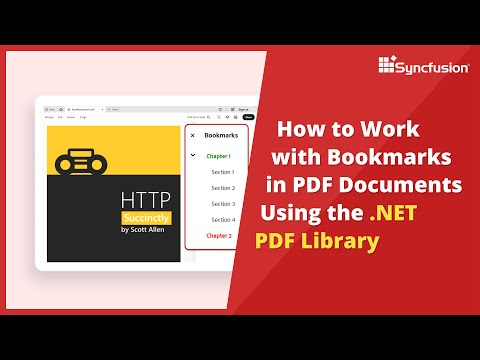.NET PDF Library: Working with Bookmarks in PDF Documents