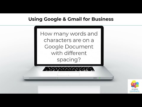 How many words and characters are on a standard Google Document with different spacing