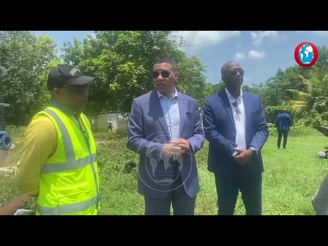 WATCH: More water relief for Negril, says PM - Jamaica Observer