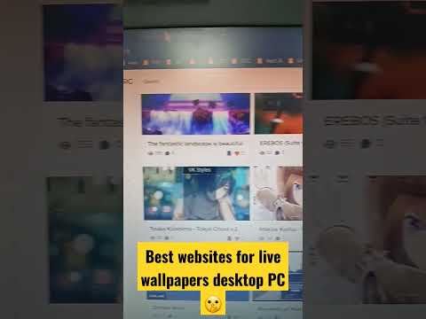 Best websites for live wallpapers desktop PC #shorts #windows #microsoft #apple #pc