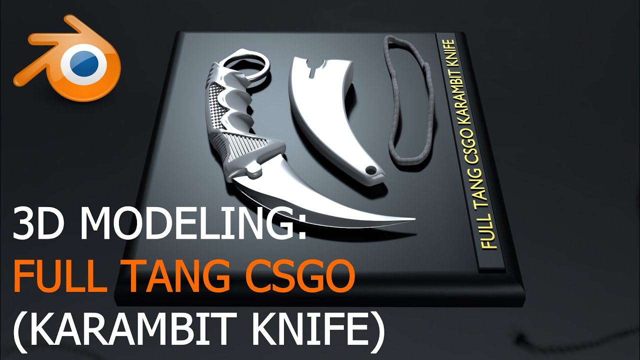 3D Modeling: CSGO Karambit Knife