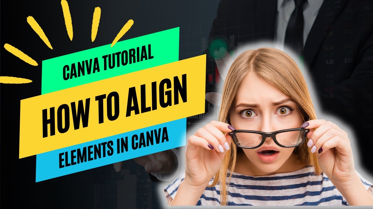 How to align elements in Canva | Canva Tutorial |  Alignment Of Elements |