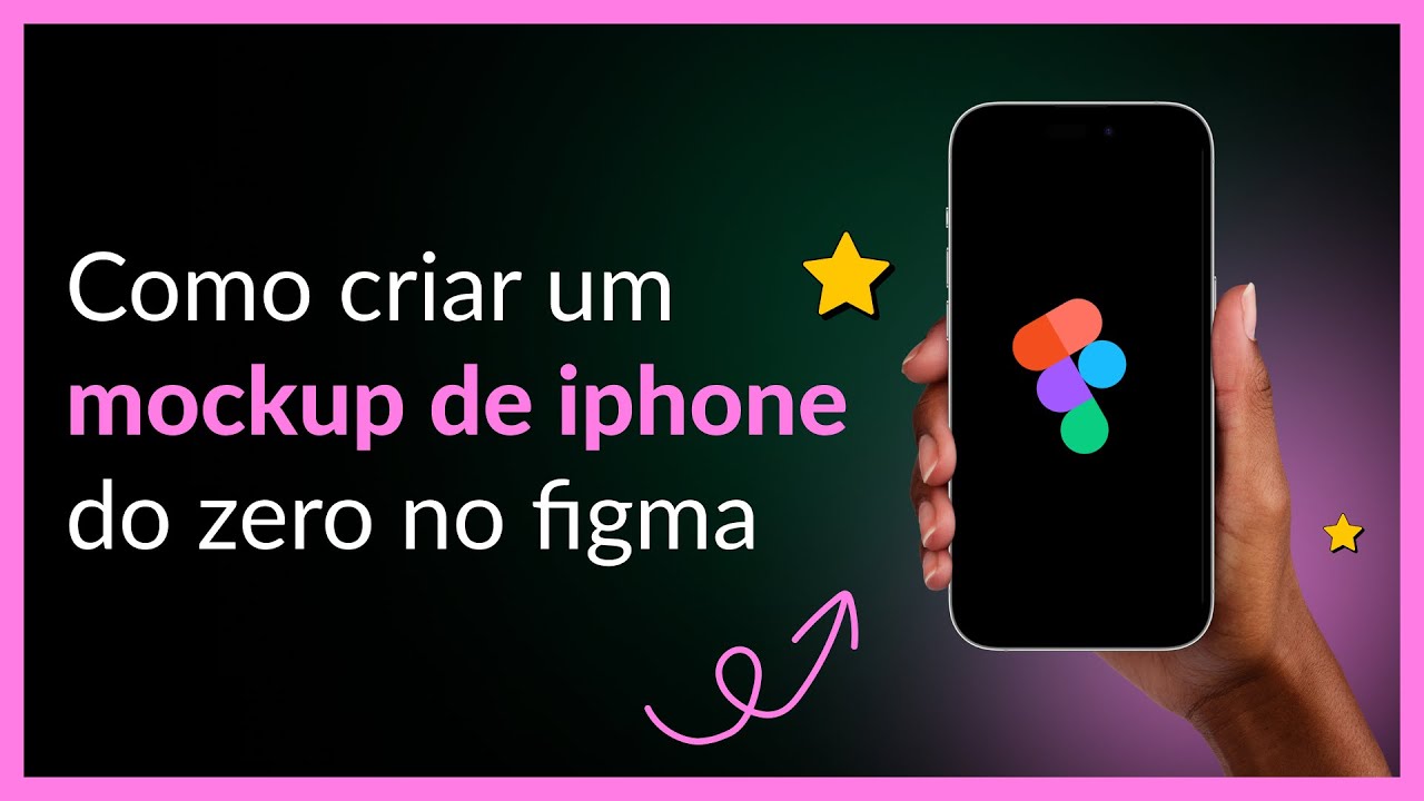 Como criar mockup de iphone DO ZERO NO #FIGMA