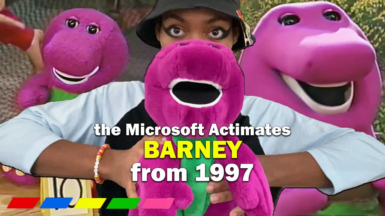 The ACTIMATES BARNEY Plush from 1997