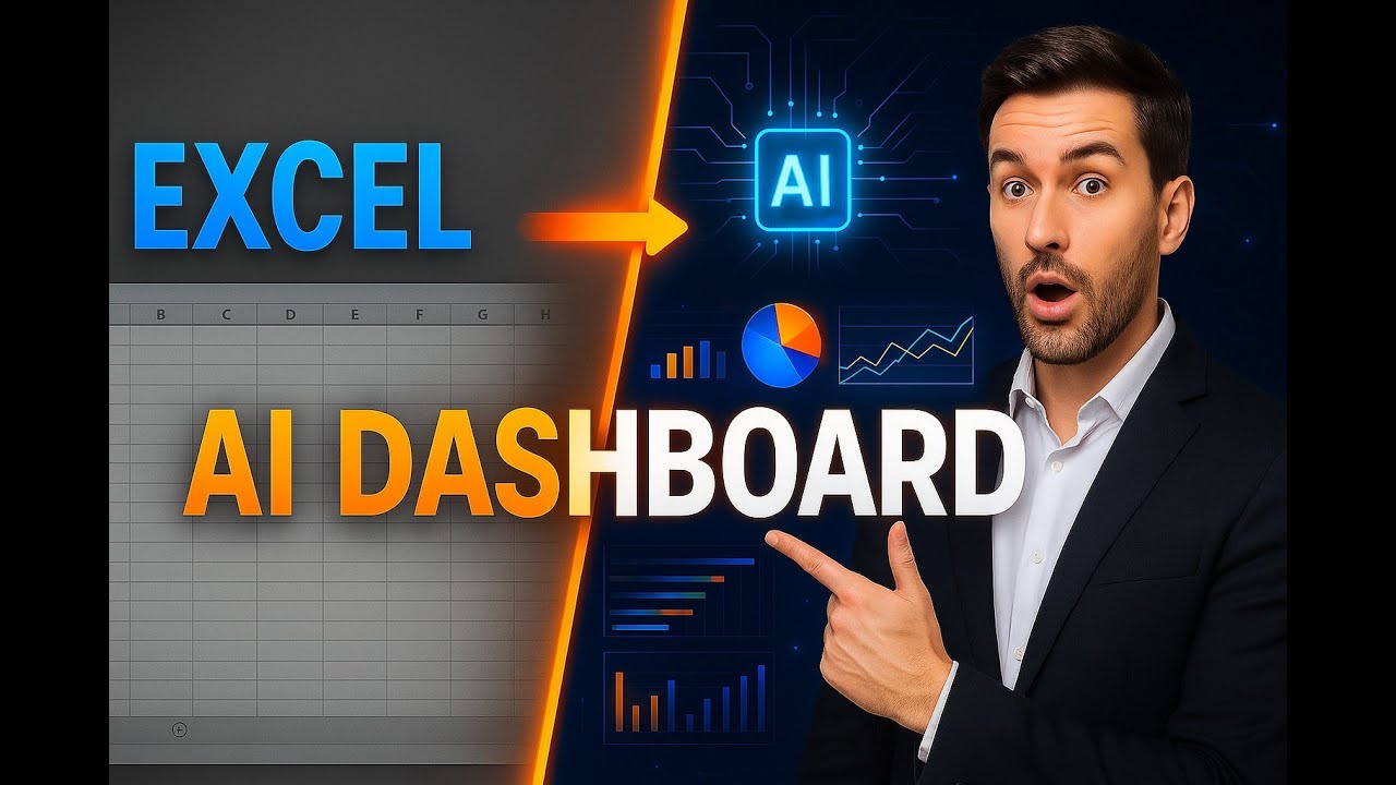 Turn Excel Into Smart AI Dashboards | Interactive Business Intelligence & Forecasting Tools