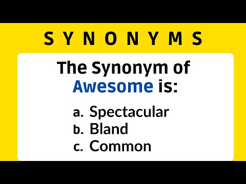 🔥CAN YOU PASS THIS TEST? ¦ (Synonym Quiz) ¦ Grammar Test ✅