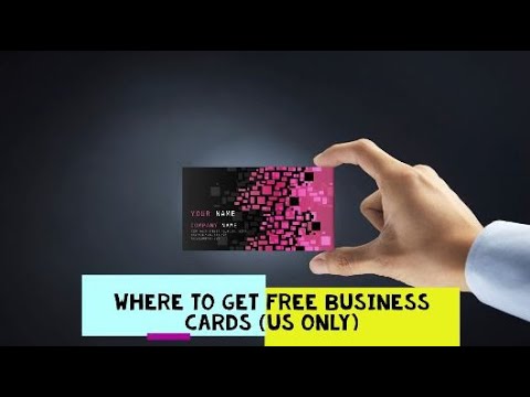 Where to get free business cards (US only) | 4OVER4.COM