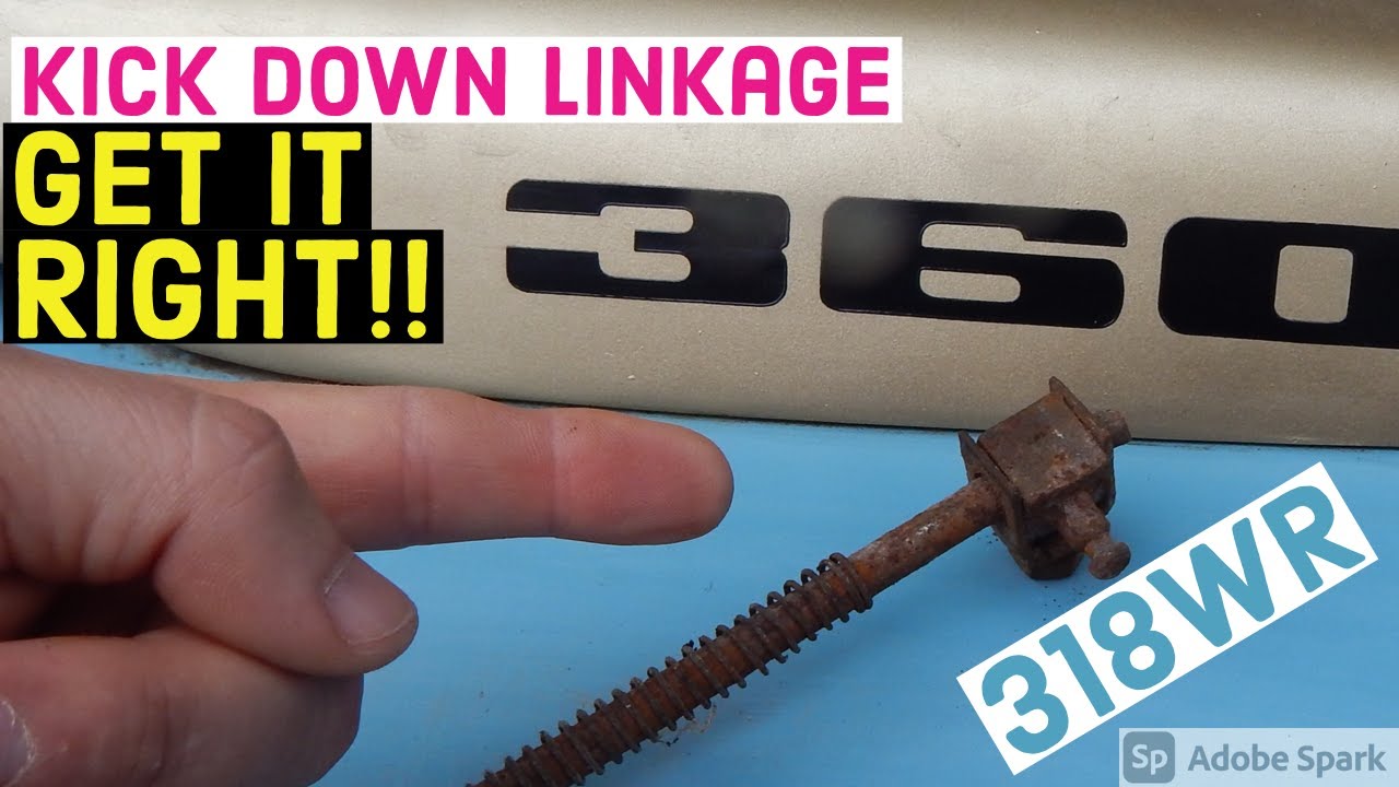 Adjusting Mopar Kickdown Linkage