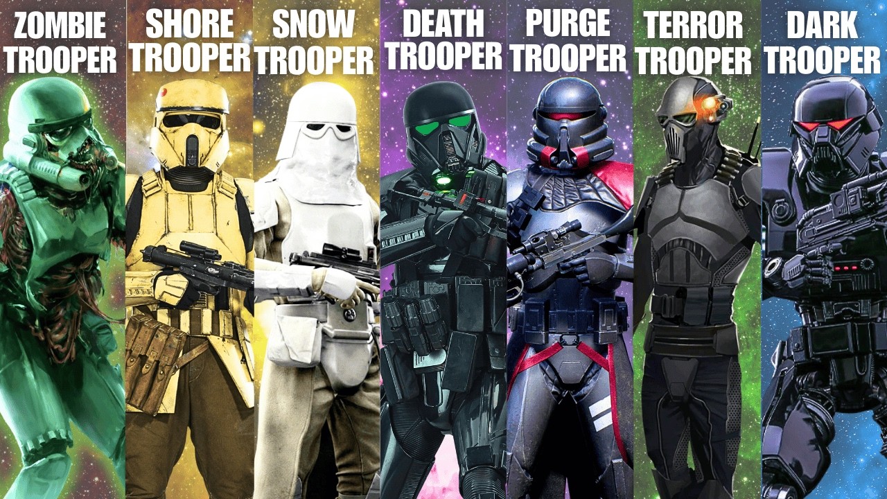 All 68 Stormtrooper Variants in Star Wars EXPLAINED