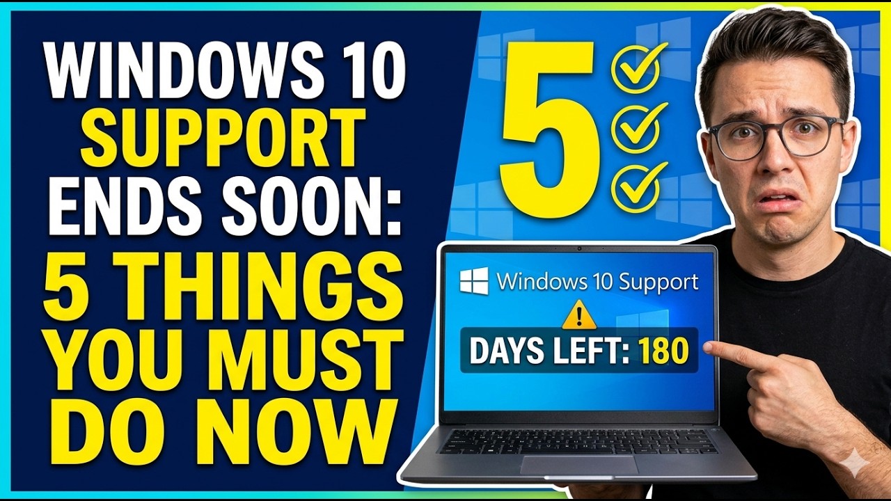 Windows 10 Support Ends Soon: 5 Things You Must Do Now
