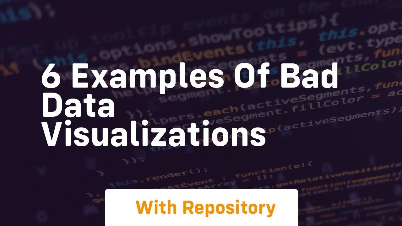 6 examples of bad data visualizations