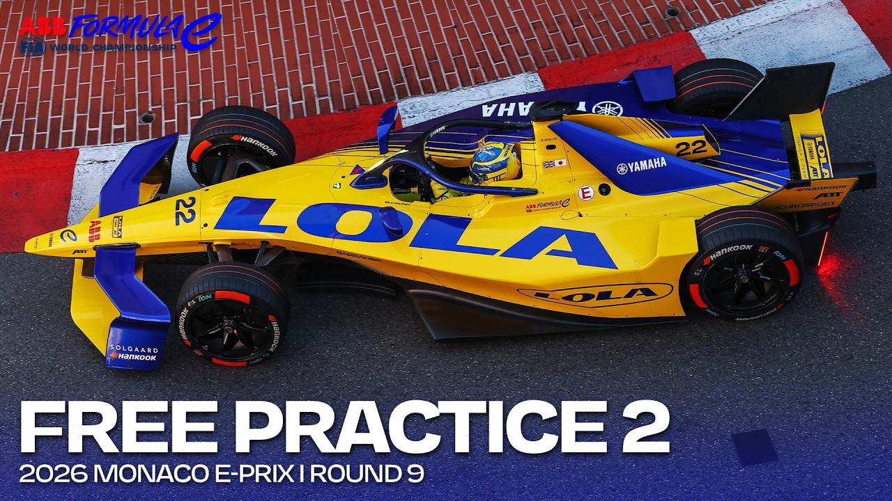 2026 Monaco E-Prix Round 9 | Free Practice 2