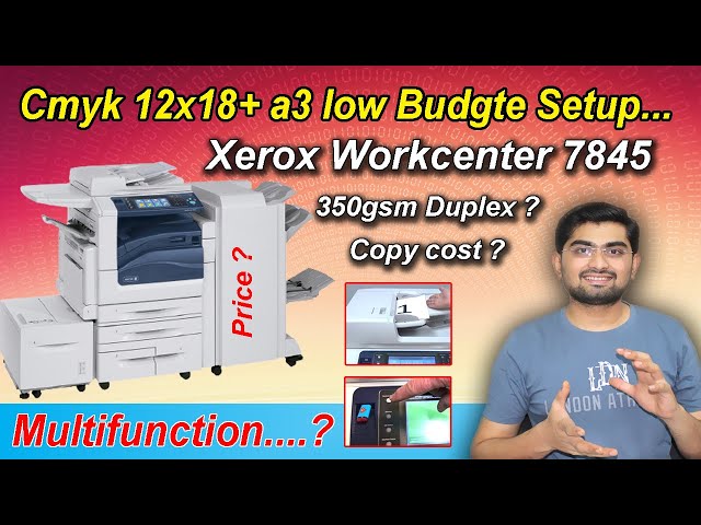 Xerox Photocopier Machine - Xerox Wc 7845 Color Multifunction Printer ...