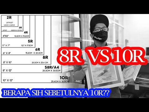BEDA APA SAMA YA UKURAN BINGKAI FOTO 8R VS 10R | WAROENG BINGKAI