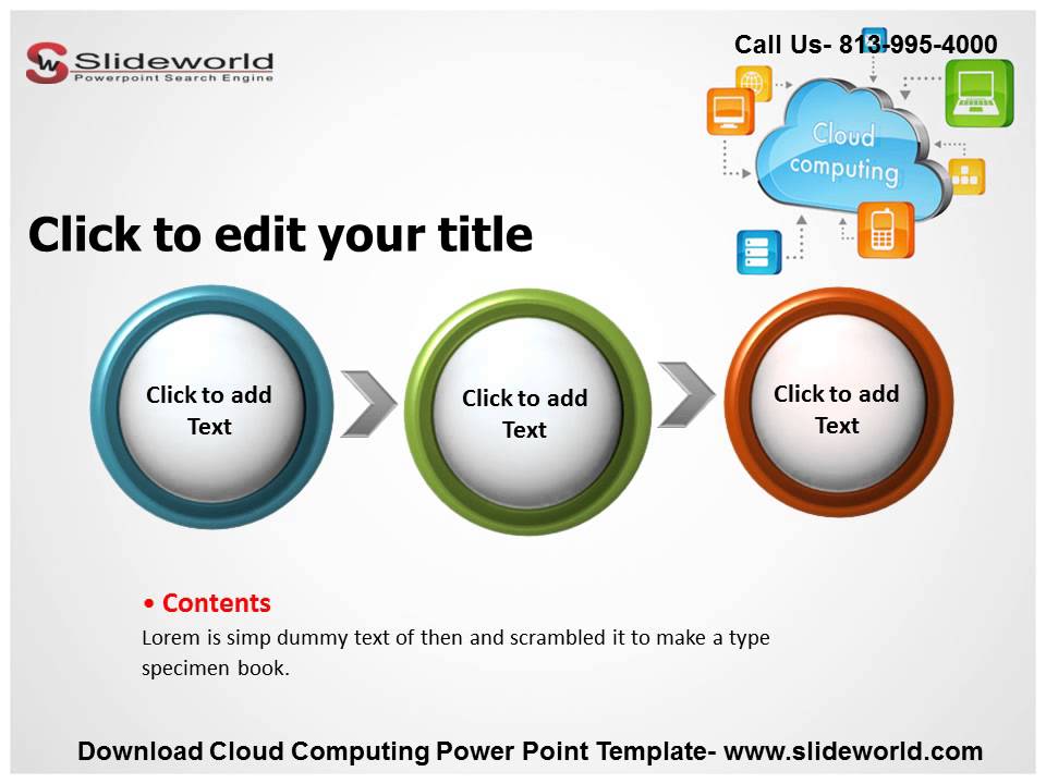 Download Cloud Computing Editable Powerpoint Template
