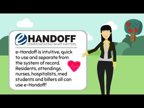 e-Handoff is in the Epic App Orchard!