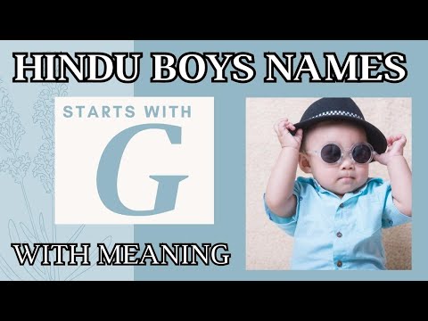 Hindu Boy Names Starting with G with Meaning | Popular & Unique Indian Boy Names starts with G