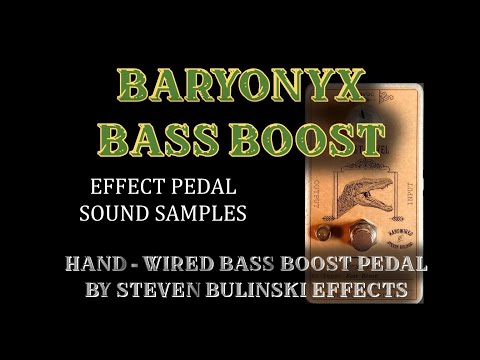 Bulinski Effect Pedals Baryonyx Bass Boost (hand-wired) | Reverb